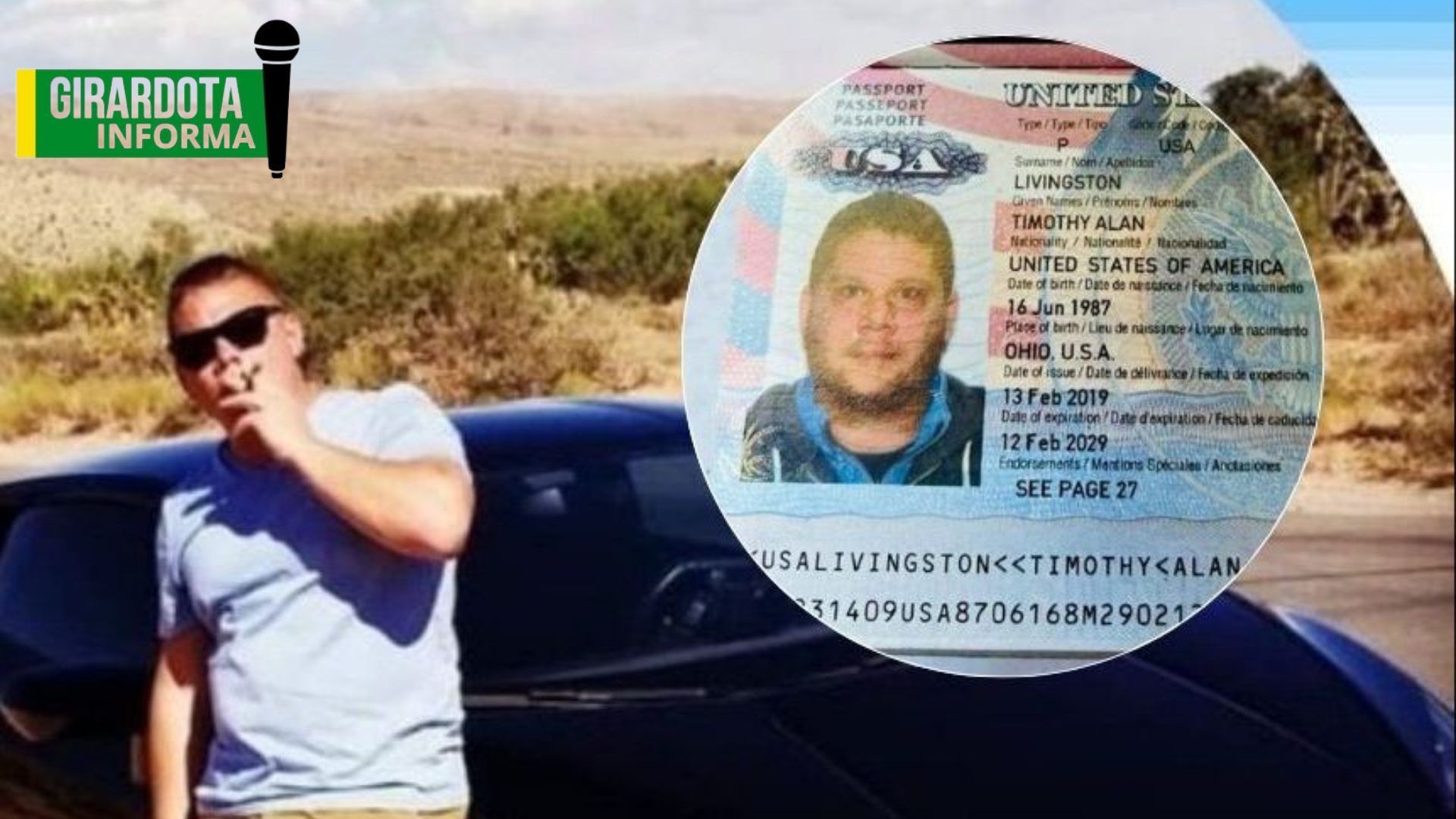 Revelan nuevos detalles sobre el caso del estadounidense Timothy Alan ...