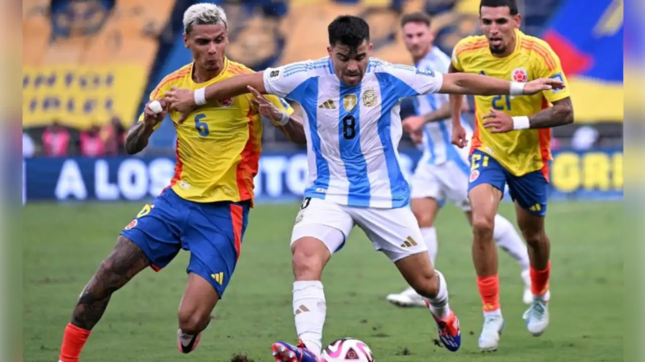 Victoria para Colombia: gana 2-1 a Argentina y escala en la tabla de ...